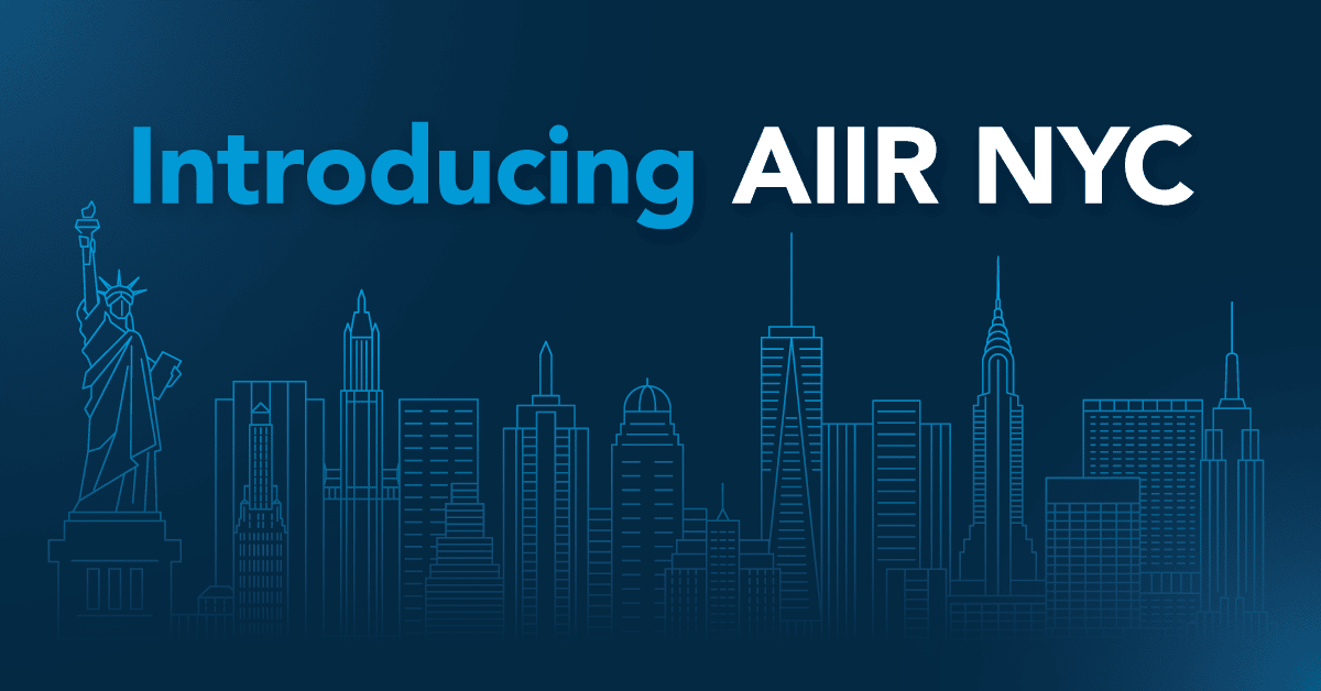 AIIR announces new office in NYC - AIIR Consulting