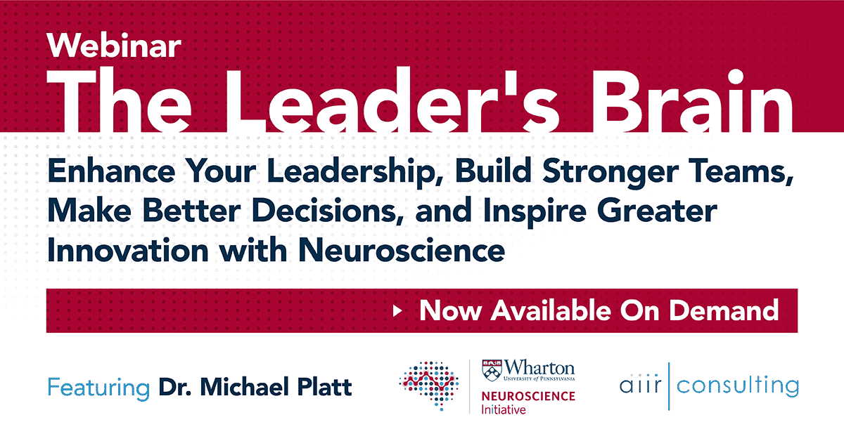 [OD Webinar] Enhance Your Leadership with Neuroscience – Complete ...